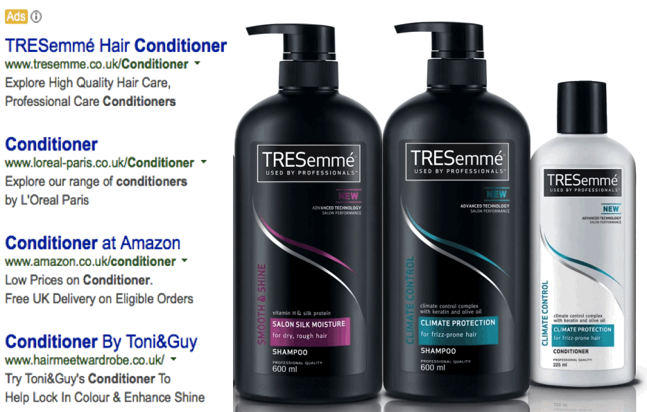 Why TRESemmé Should be Monitoring its Brand Presence | Adthena